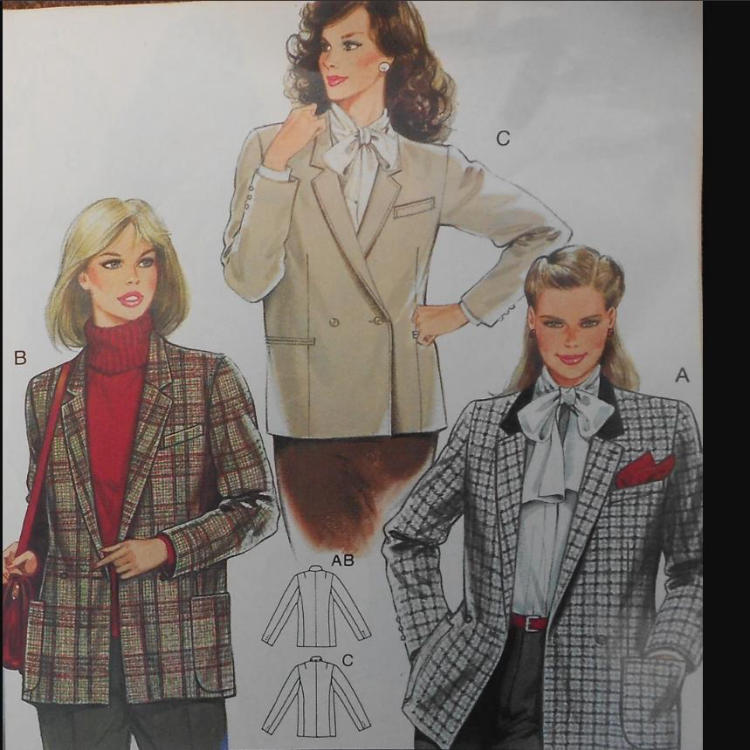 7746 - Blazer vintage - Burda Style | NeedleMe